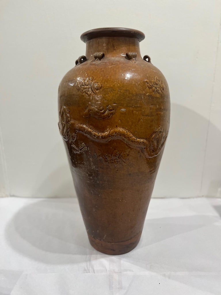 Extra Large Martaban Vase For Sale at 1stDibs