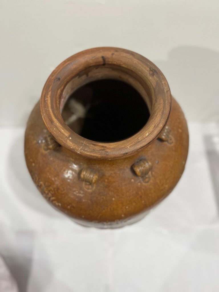 Extra Large Martaban Vase For Sale at 1stDibs