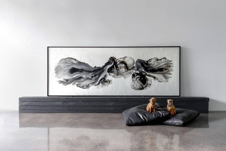 Extra Large 'Metamorphic' Encaustic Painting by Contemporary Artist ...