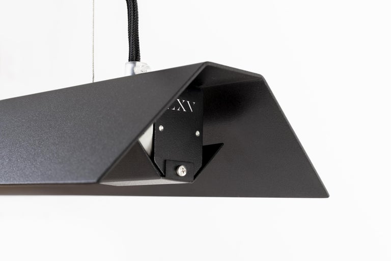 Extra Large Misalliance Ral Jet Black Suspended Light by Lexavala For ...
