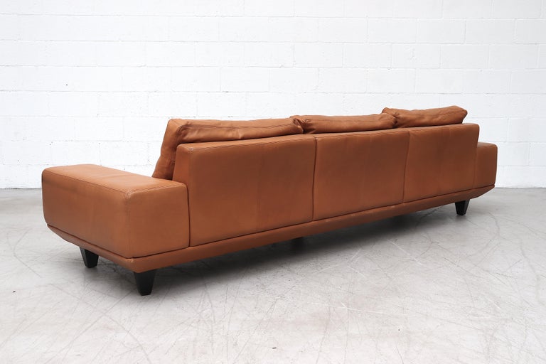 Extra Large Molinari Cognac Leather Sofa at 1stDibs | molinari sofa ...