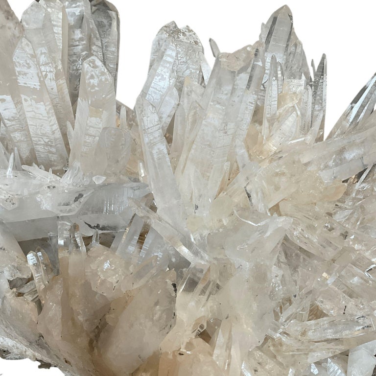 Extra Large Quartz Crystal Generator Free-Standing Cluster at 1stDibs
