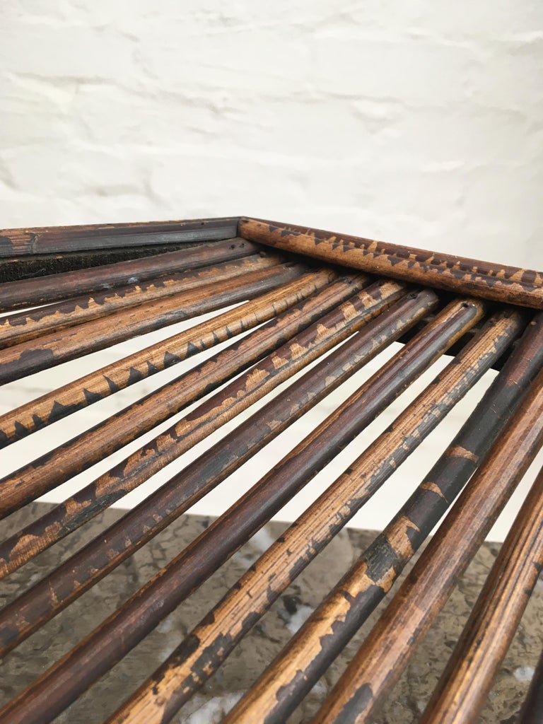 Extra Large Rattan Split Cane and Ply Fruit Basket, circa 1960 For Sale ...