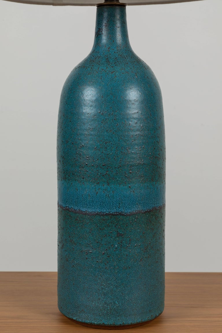 Extra Large Turquoise Bottle Lamp by Victoria Morris for Lawson-Fenning ...