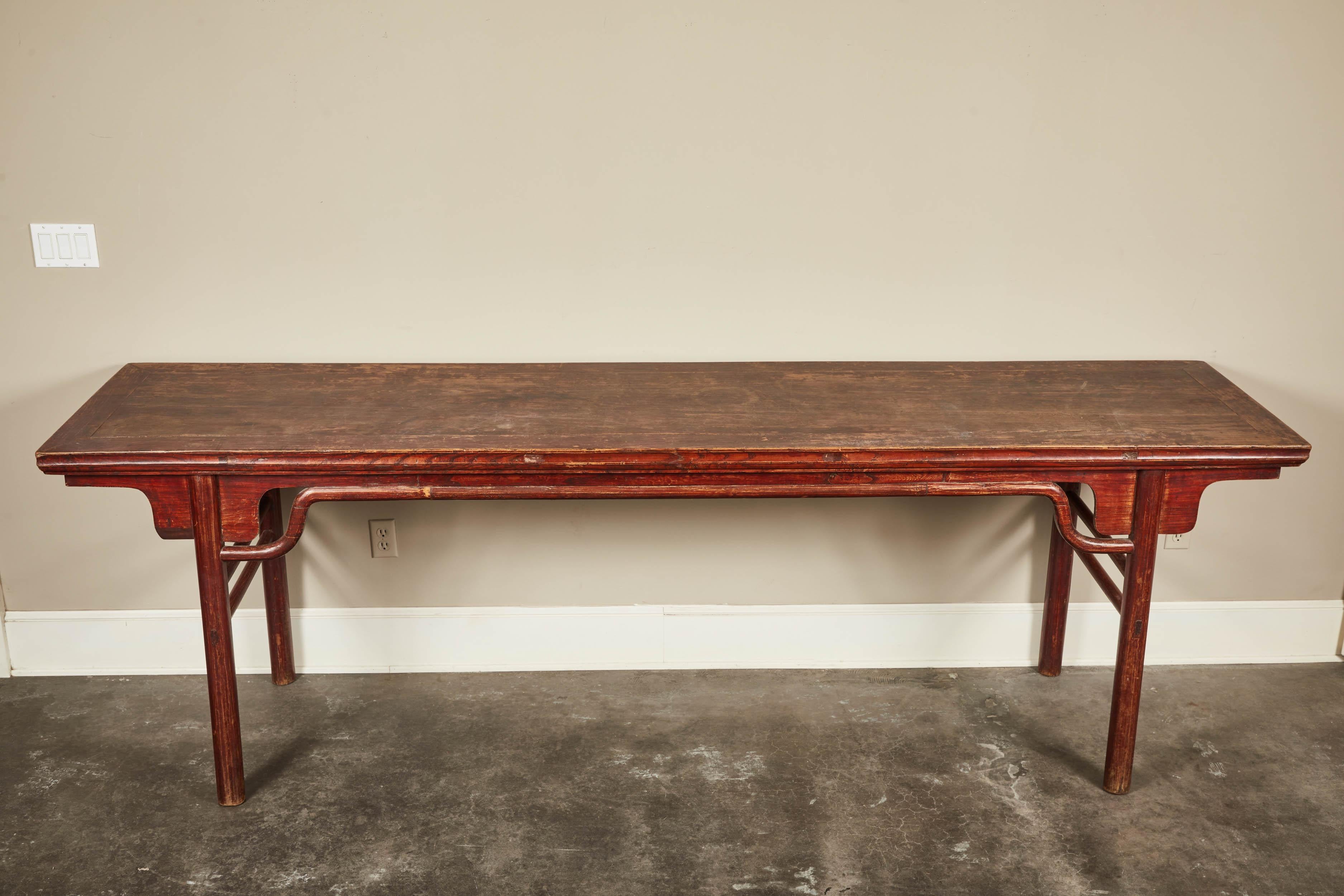 Extra Long 19th Century Chinese Altar Table For Sale at 1stDibs