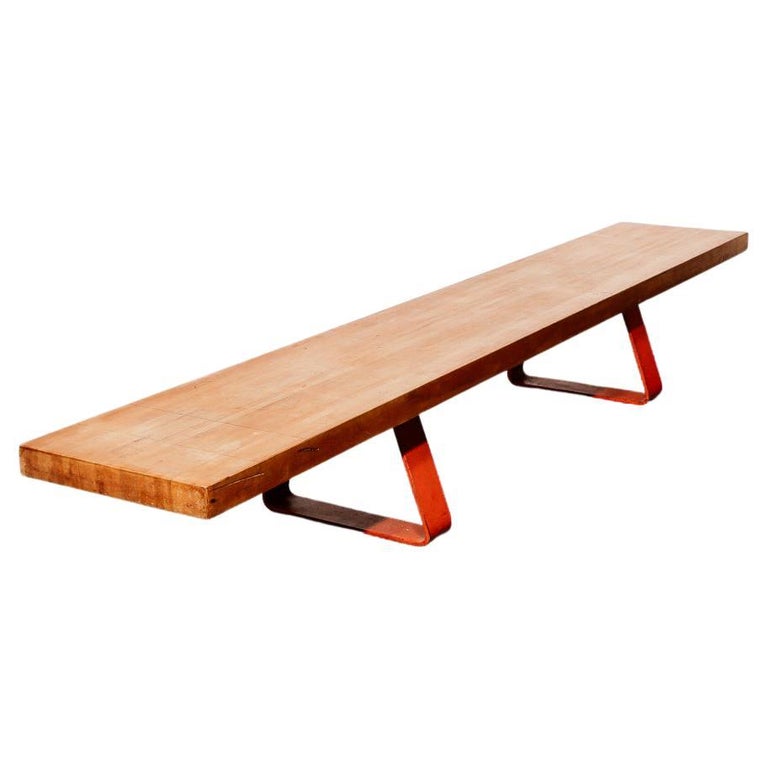 Extra Long Gym Bench at 1stDibs