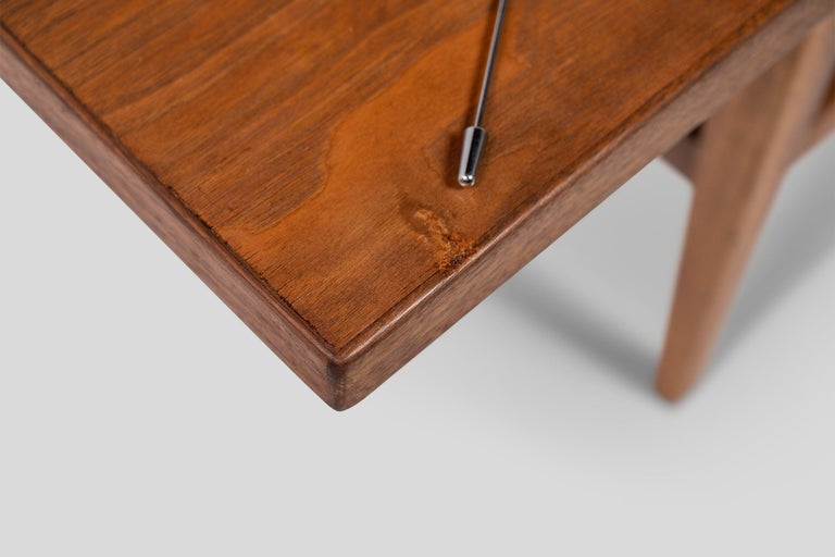 Extra Long Mid-Century Modern Coffee Table / Bench in Walnut, c. 1960's ...
