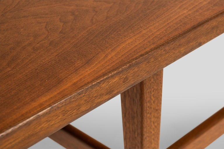 Extra Long Mid-Century Modern Coffee Table / Bench in Walnut, c. 1960's ...