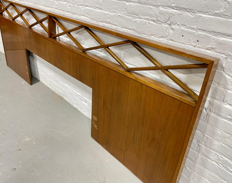 Extra Long Mid-Century Modern Headboard Bed / King / Queen / Full For ...