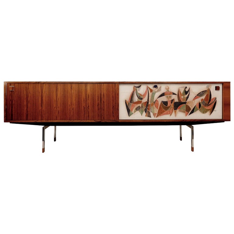 Extra Long Sideboard by Alfred Hendrickx for Belform, 1956 at 1stDibs ...