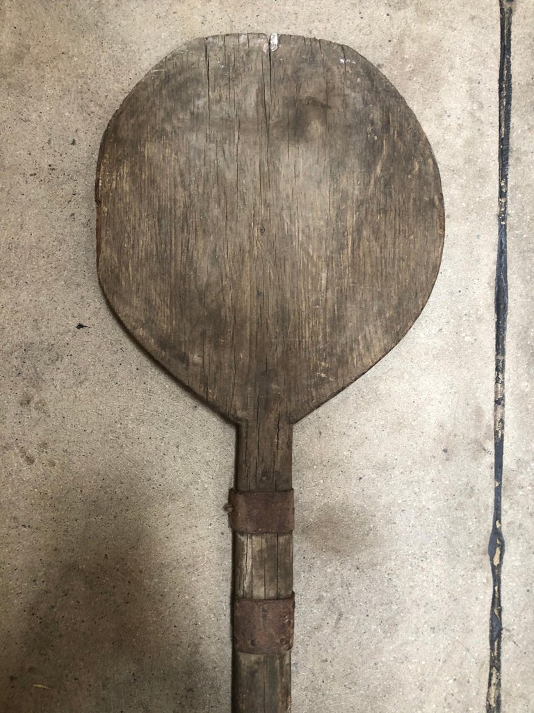 Extra Long Vintage European Wooden Paddle at 1stDibs