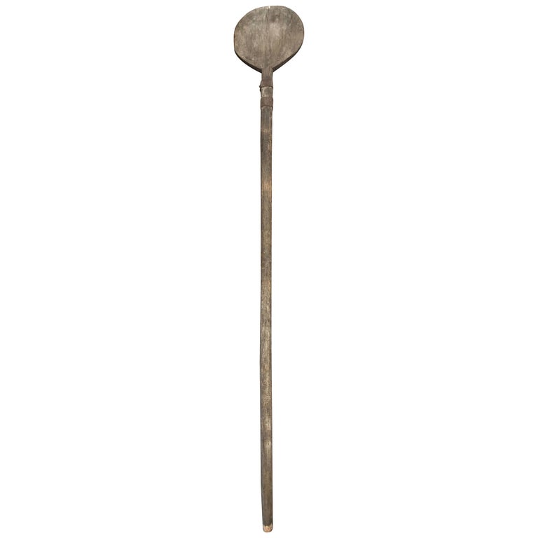 Extra Long Vintage European Wooden Paddle at 1stDibs