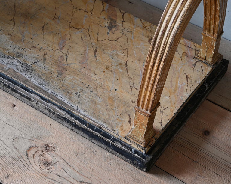 Extraordinary 19th Century Late Gustavian Console Table For Sale at 1stDibs