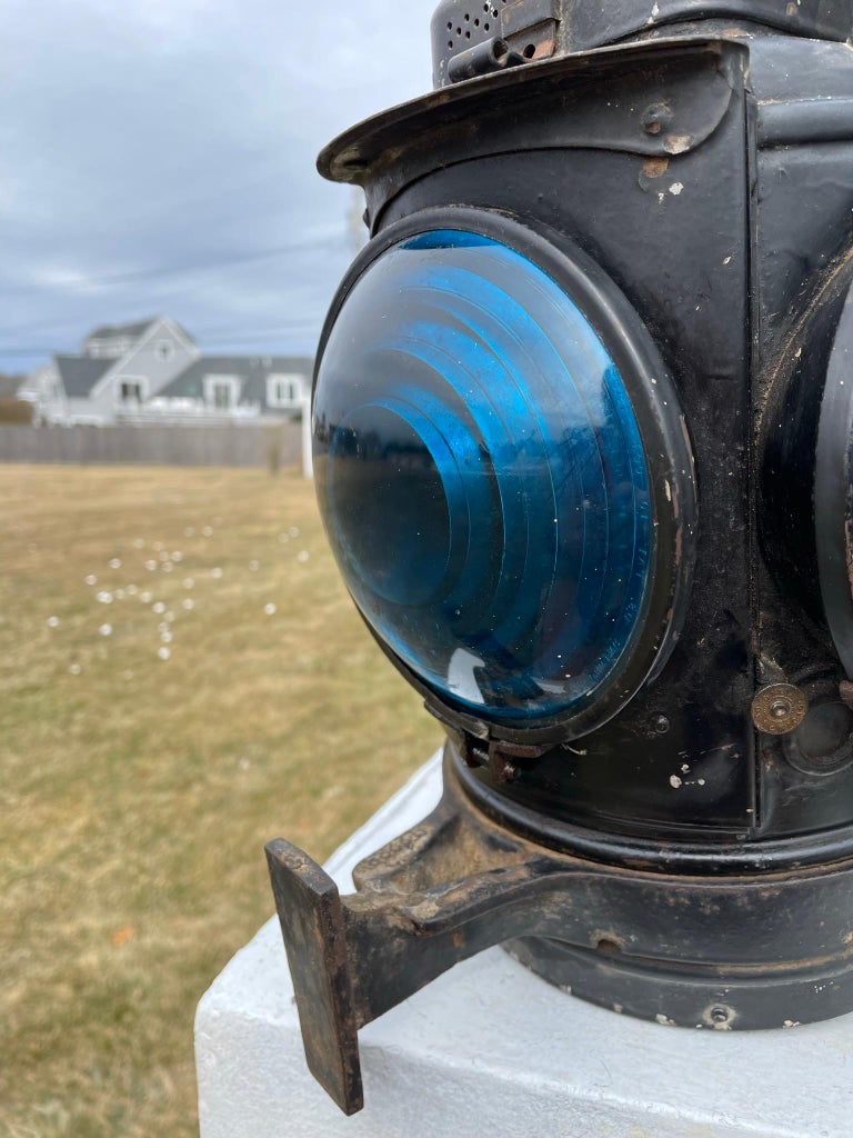 Extraordinary American Adlake Railroad Signal Lighting Lantern at 1stDibs