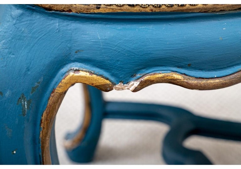 Extraordinary Colorful Rococo Style Painted Secretary Cabinet with ...