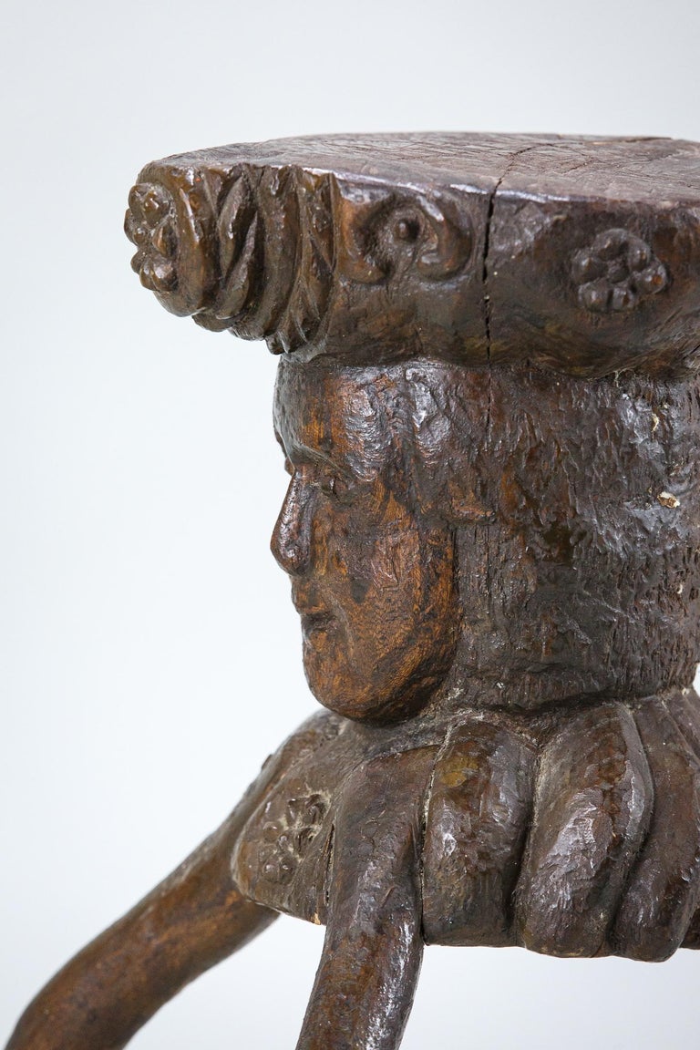 Extraordinary Early 19th Century Small Anthropomorphic Block For Sale ...