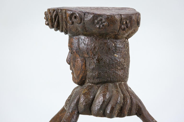 Extraordinary Early 19th Century Small Anthropomorphic Block For Sale ...