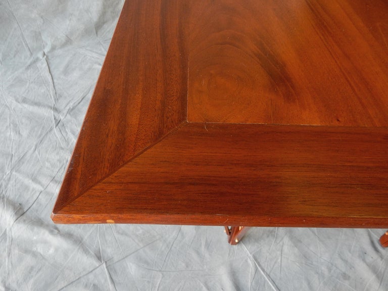 Extraordinary Mid-Century Danish Teak Architectural Lattice Leg Art ...