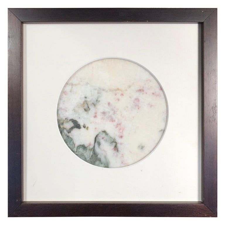 Extraordinary Natural Stone "Pink Flowers Painting", Natural Stone For ...