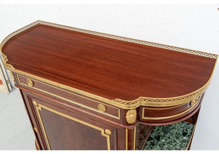 Extraordinary Pair of Regency Style Credenzas For Sale at 1stDibs