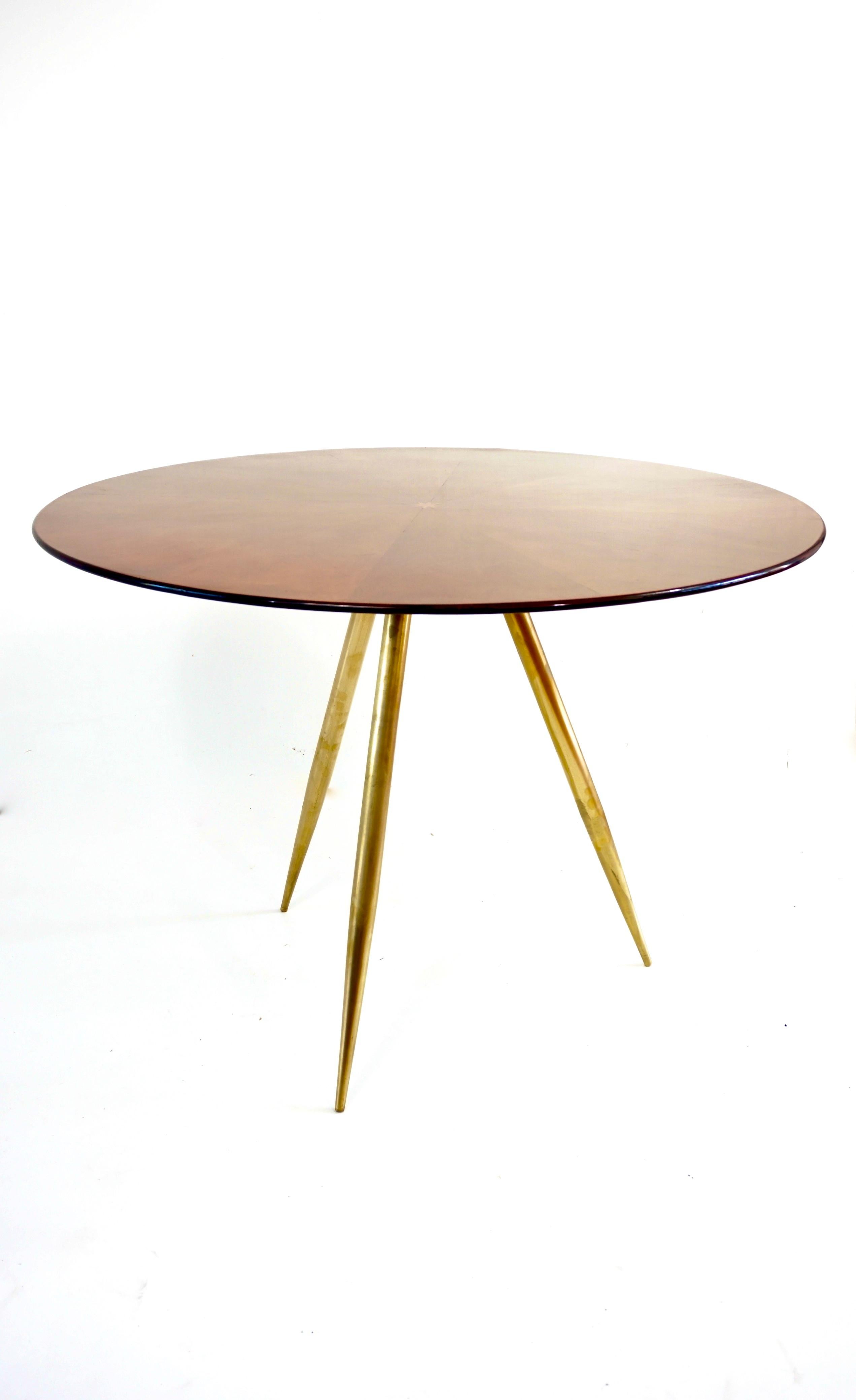 Extraordinary Rare Carlo de Carli Three Feet Round Gueridon Center ... Extraordinary Rare Carlo de Carli Three Feet Round Gueridon Center ...