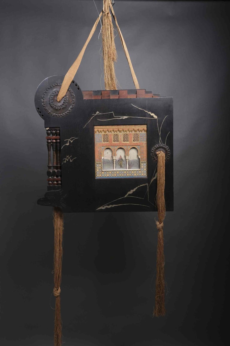 Extraordinary Wall Panel by Carlo Bugatti, Milan Ca. 1900 at 1stDibs