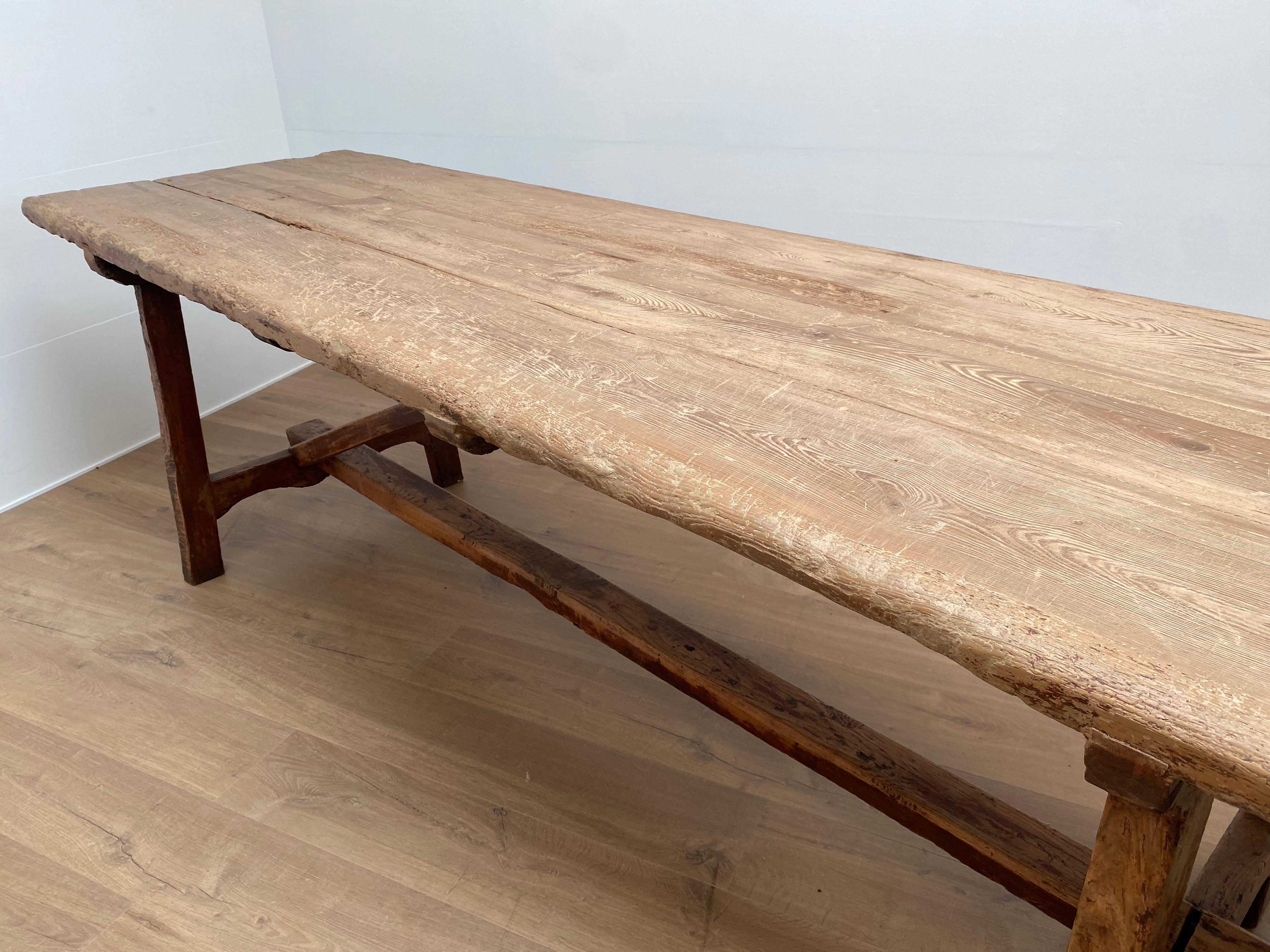 Extremely Large Brutalist Antique Spanish Table For Sale at 1stDibs ...