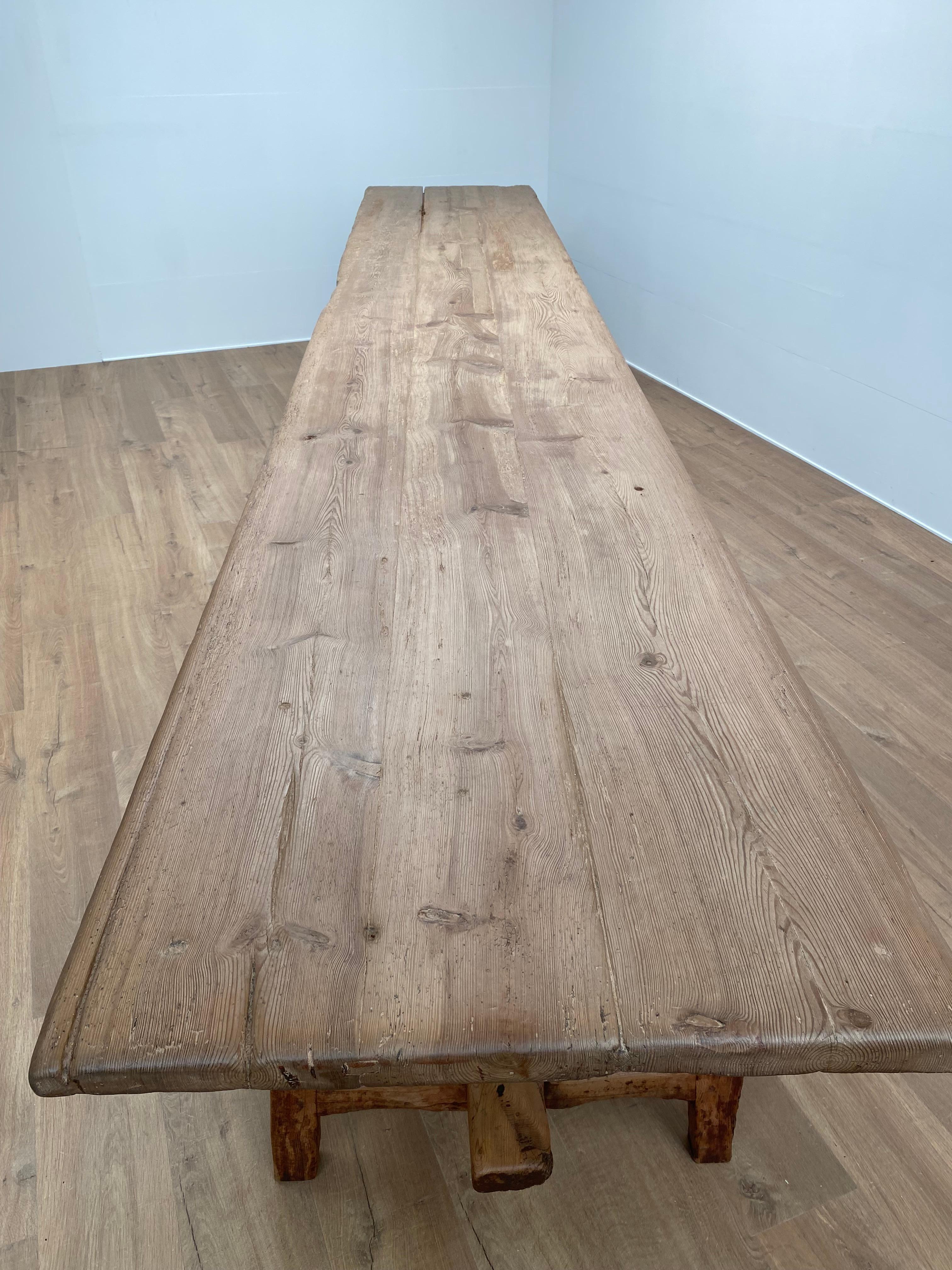 Extremely Large Brutalist Antique Spanish Table For Sale at 1stDibs ...