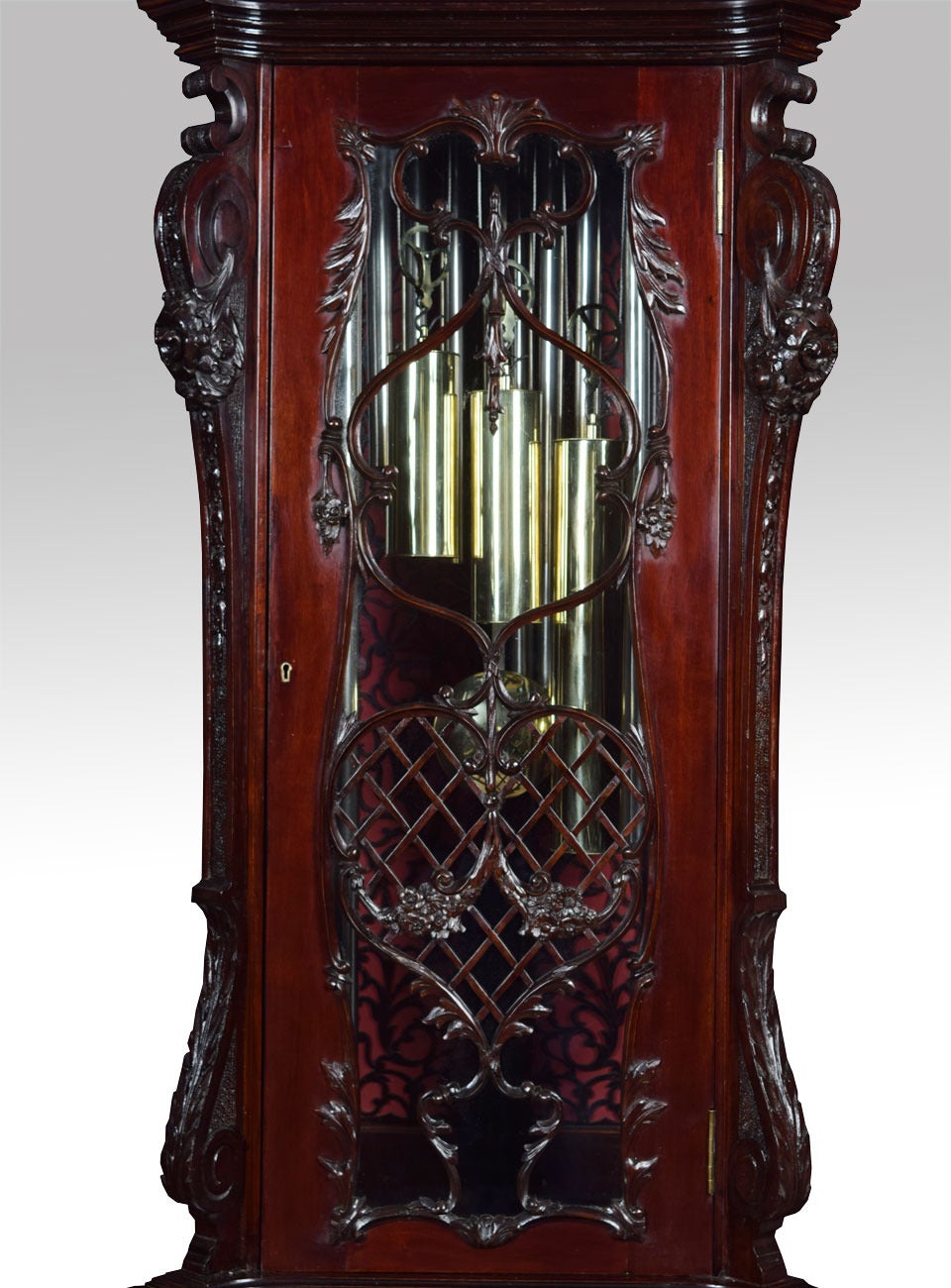 Extremely Large Exhibition Quality Tubular Chiming Longcase Clock at ...
