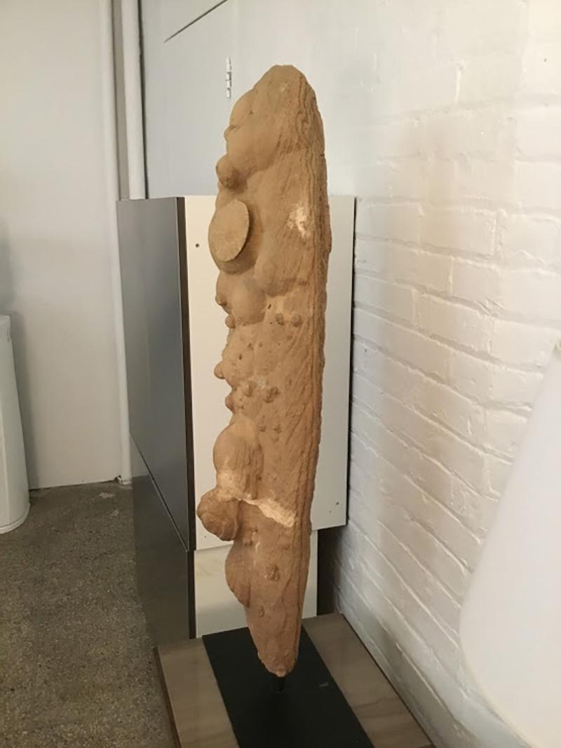 Extremely Large Stand-Mounted Stone Fossil Sculpture For Sale at 1stDibs