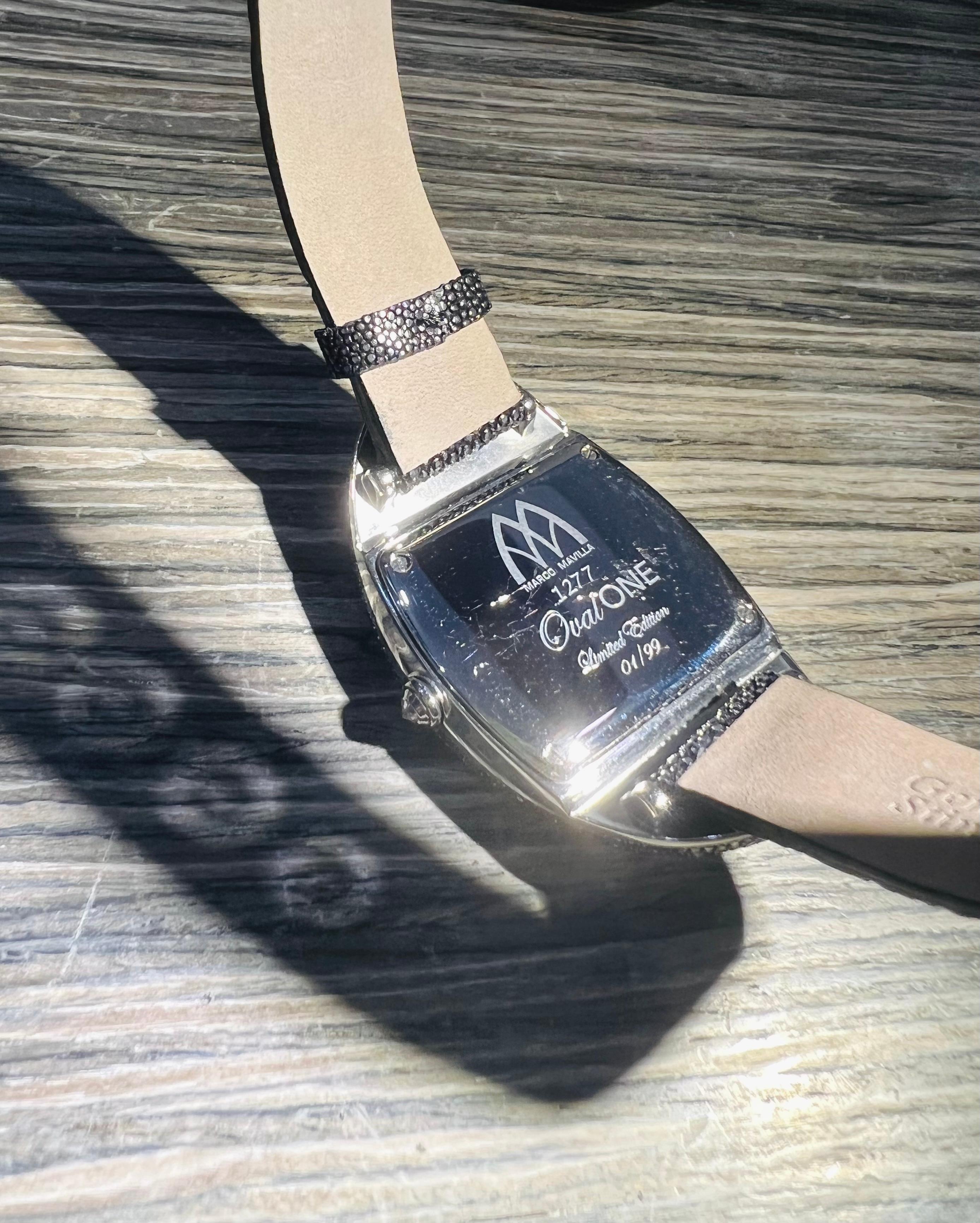 Extremely Rare 1/99 Limited Edition Marco Mavilla Pavé Diamond Dial ...