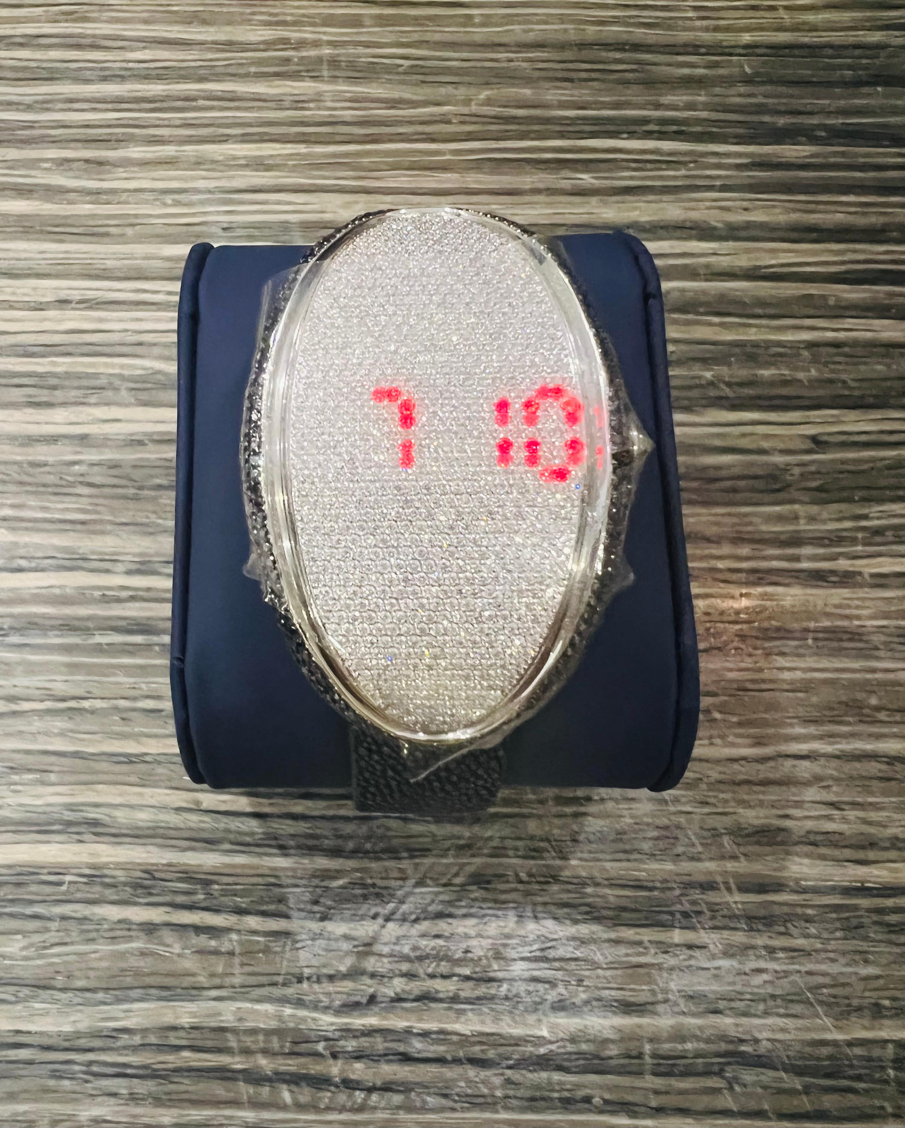 Extremely Rare 1/99 Limited Edition Marco Mavilla Pavé Diamond Dial ...