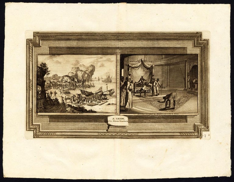 Extremely Rare Antique Print of Dabhol or Dabul in Malabar, India, 1725 ...