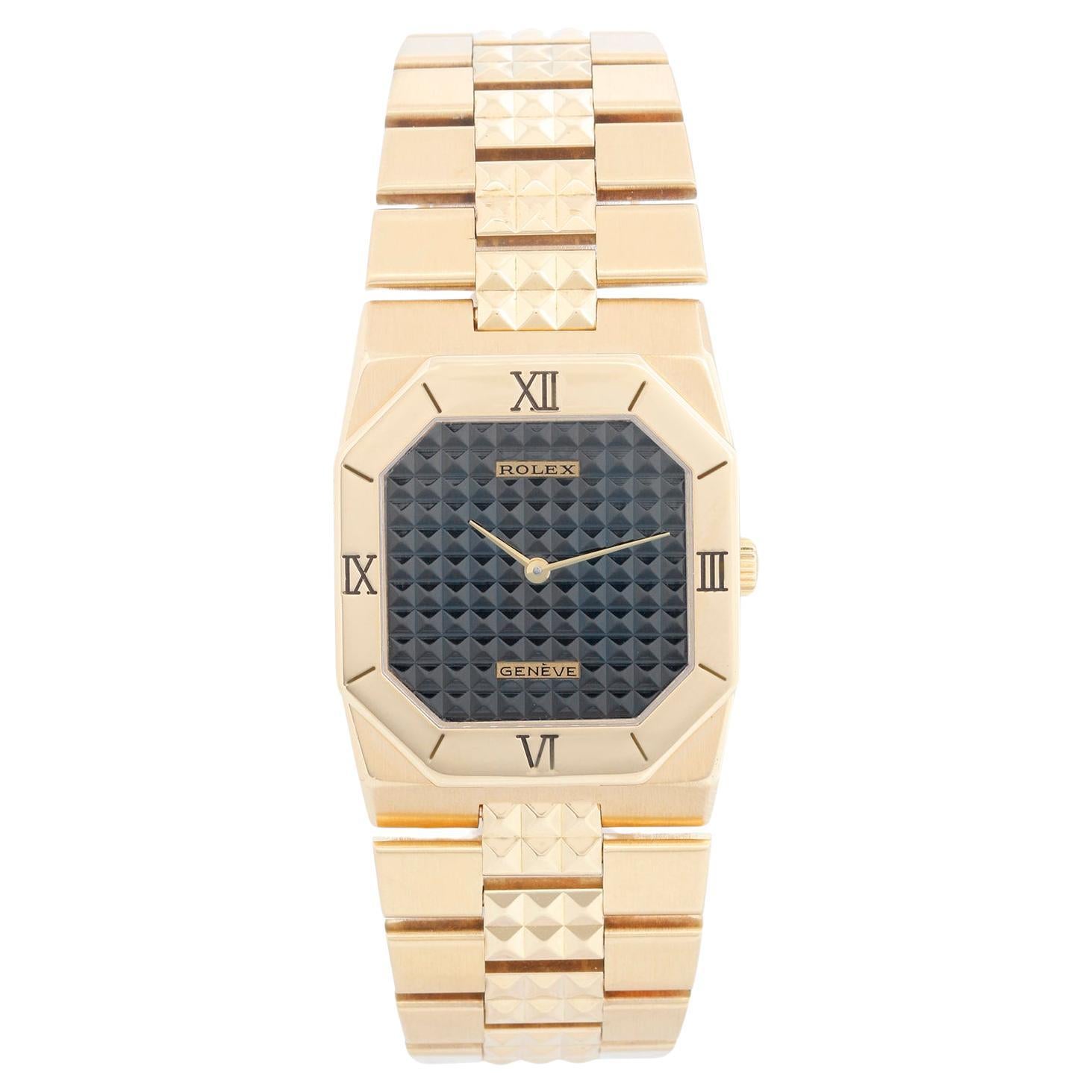 Extremely Rare Rolex Oysterquartz Pyramid 18k Gold Watch 19028 at ...
