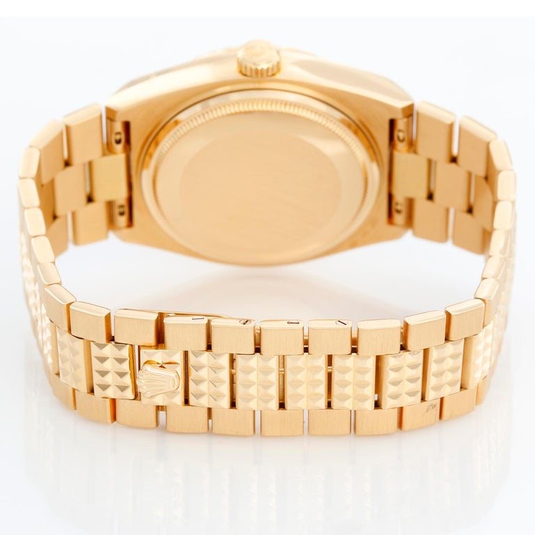 Extremely Rare Rolex Oysterquartz Pyramid 18k Gold Watch 19028 For Sale ...