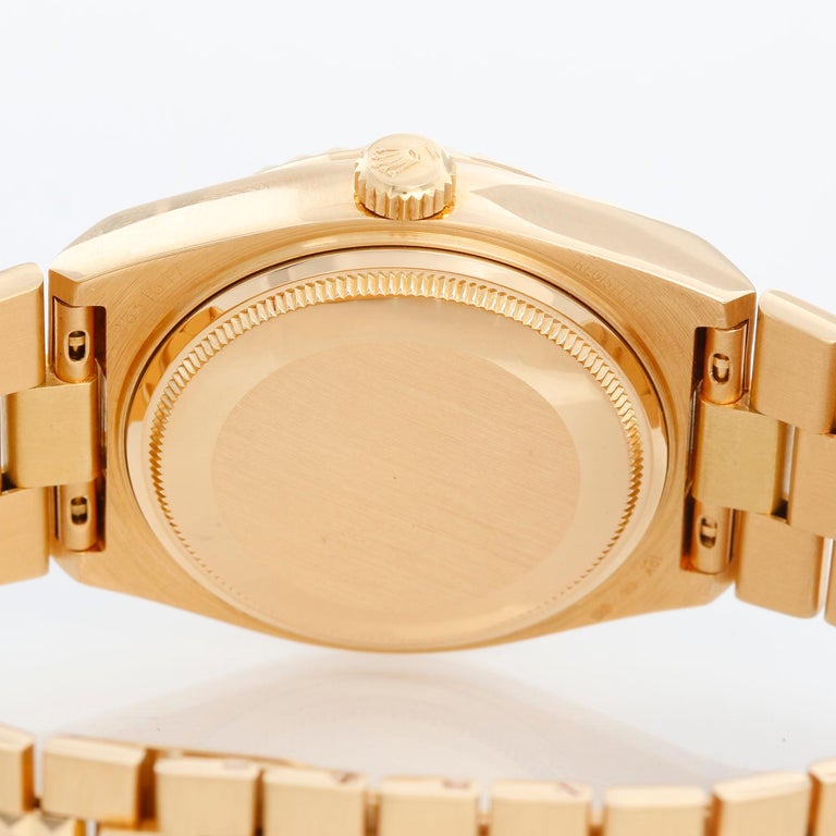 Extremely Rare Rolex Oysterquartz Pyramid 18k Gold Watch 19028 For Sale ...