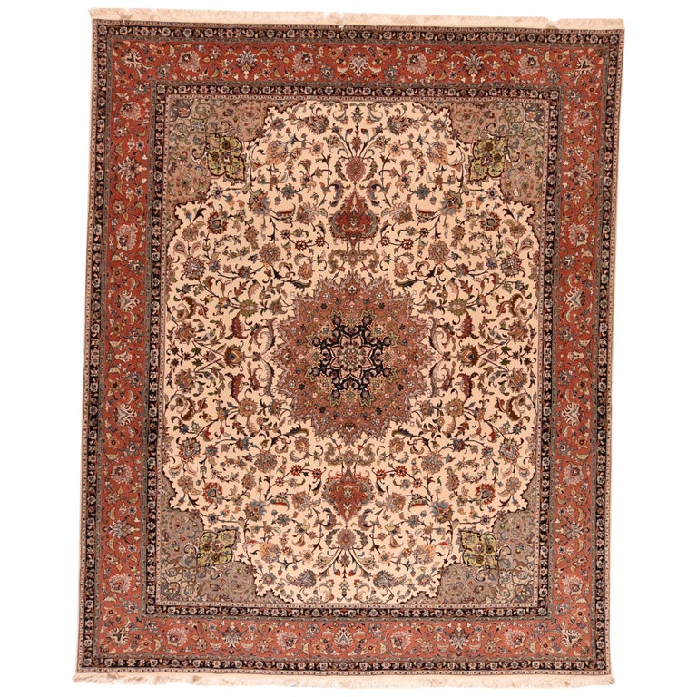 Fine Persian Tabriz For Sale at 1stDibs