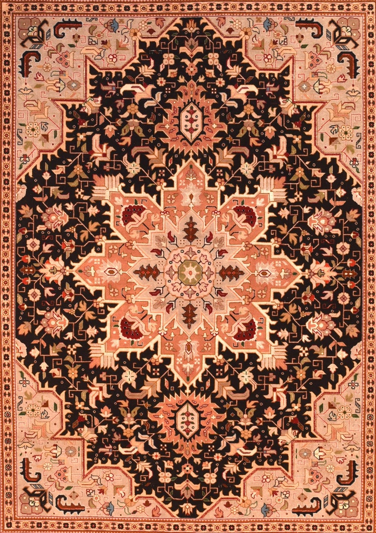 Fine Persian Tabriz Area Rug For Sale at 1stDibs