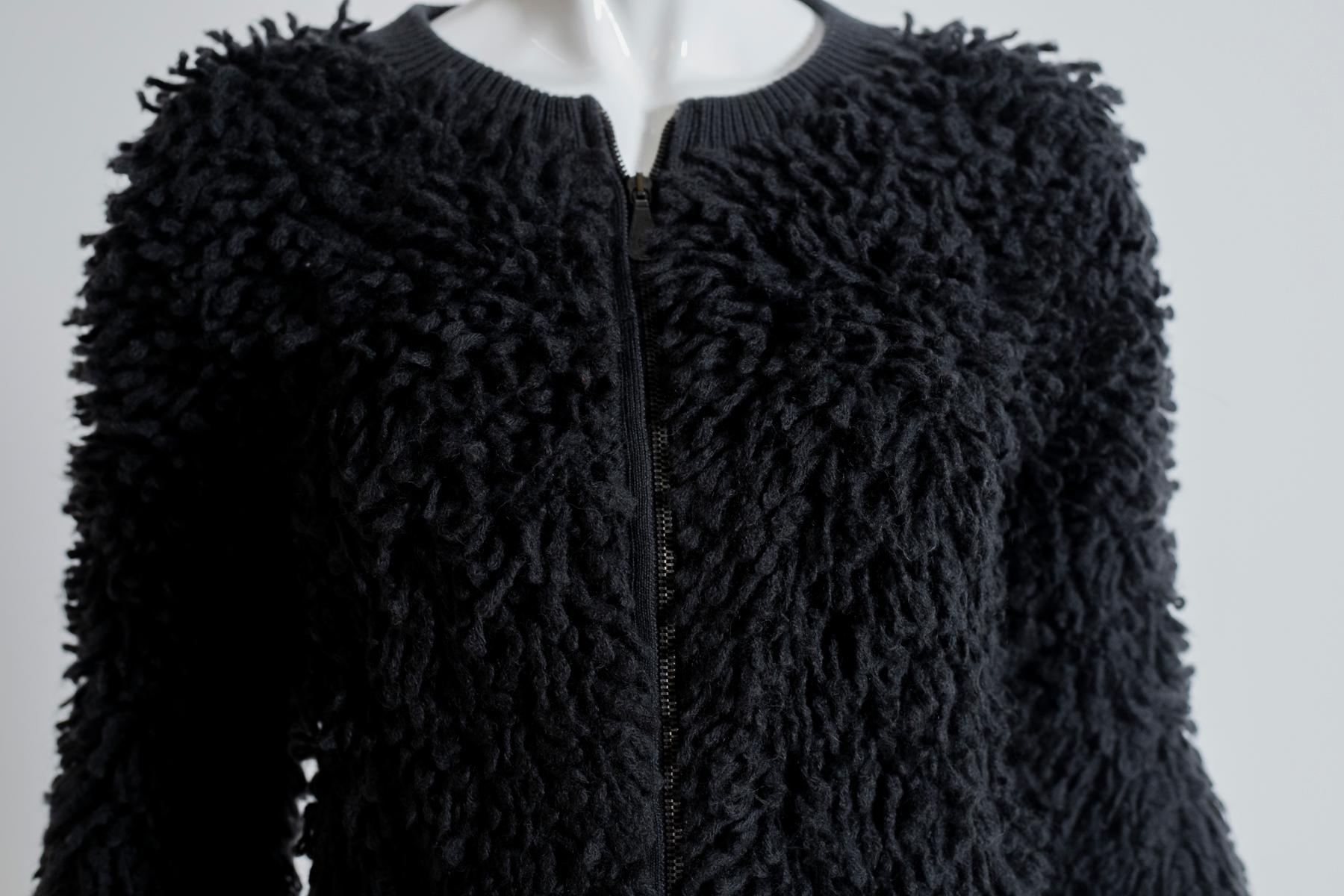 Exuberant Short Black Fur Coat by Alexander McQueen For Sale at 1stDibs ...