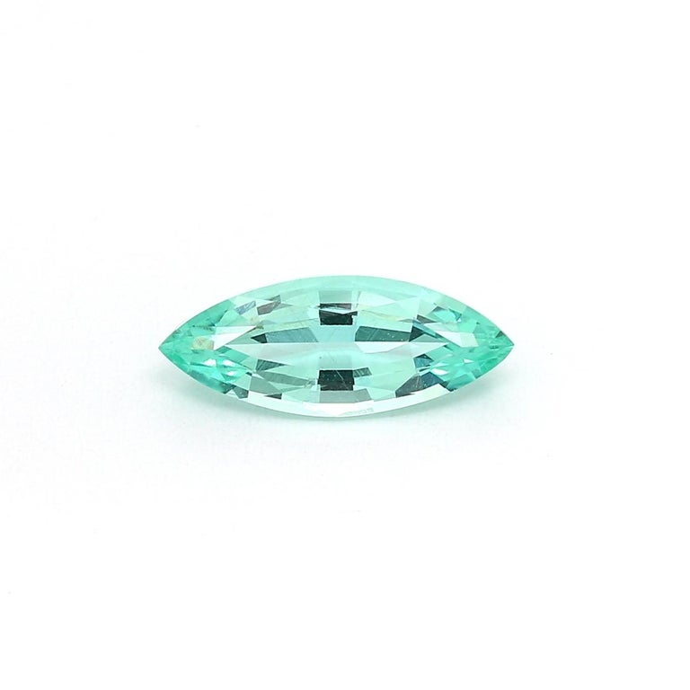 Eye Clean Marquise Cut Untreated Russian Emerald Ring Gem 1.08 Carat ...