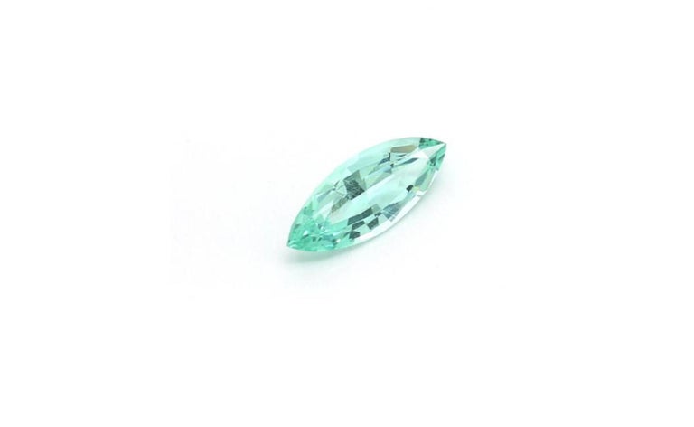 Eye Clean Marquise Cut Untreated Russian Emerald Ring Gem 1.08 Carat ...