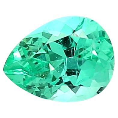 Eye-clean Vivid Green Baguette Shape Emerald Ring Gem 0.71 Carat For ...