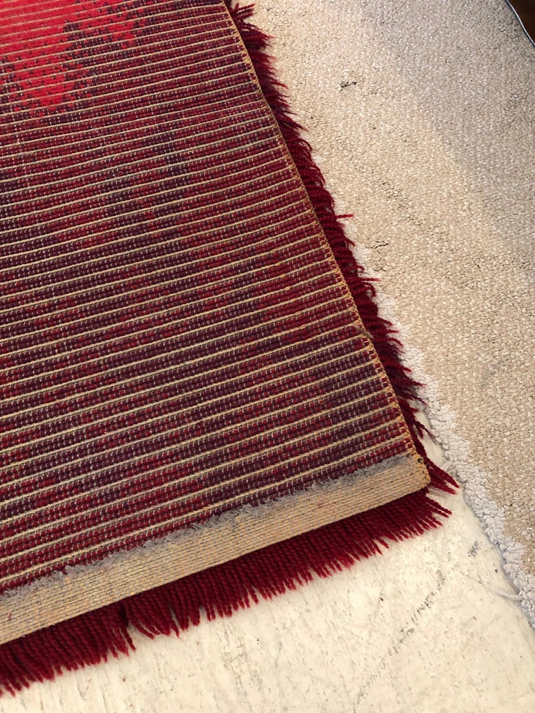 Eye Popping Mid-Century Modern Scandinavian Plush Shag Rug at 1stDibs ...