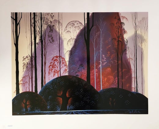 Eyvind Earle - Eyvind Earle "Winter" Signed Limited Edition Screen ...