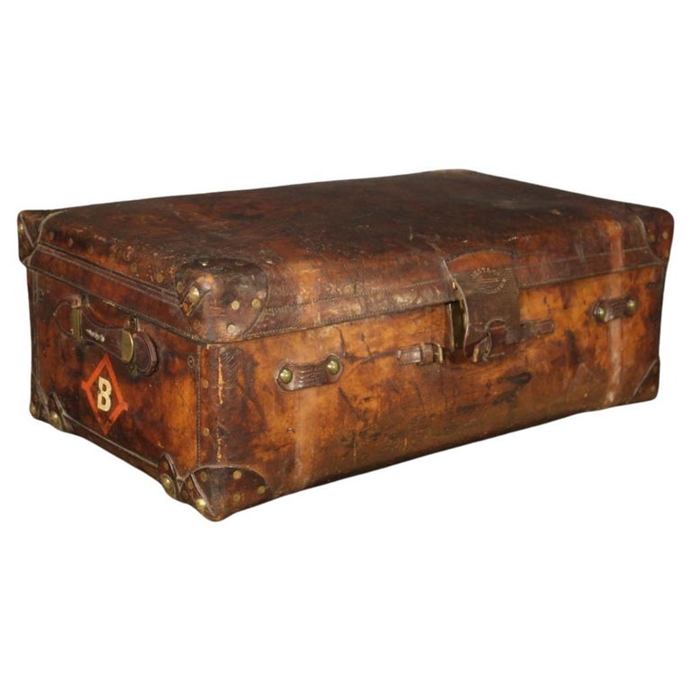 F. Best and Co. 20th Century Leather English Suitcase, 1930 For Sale at ...