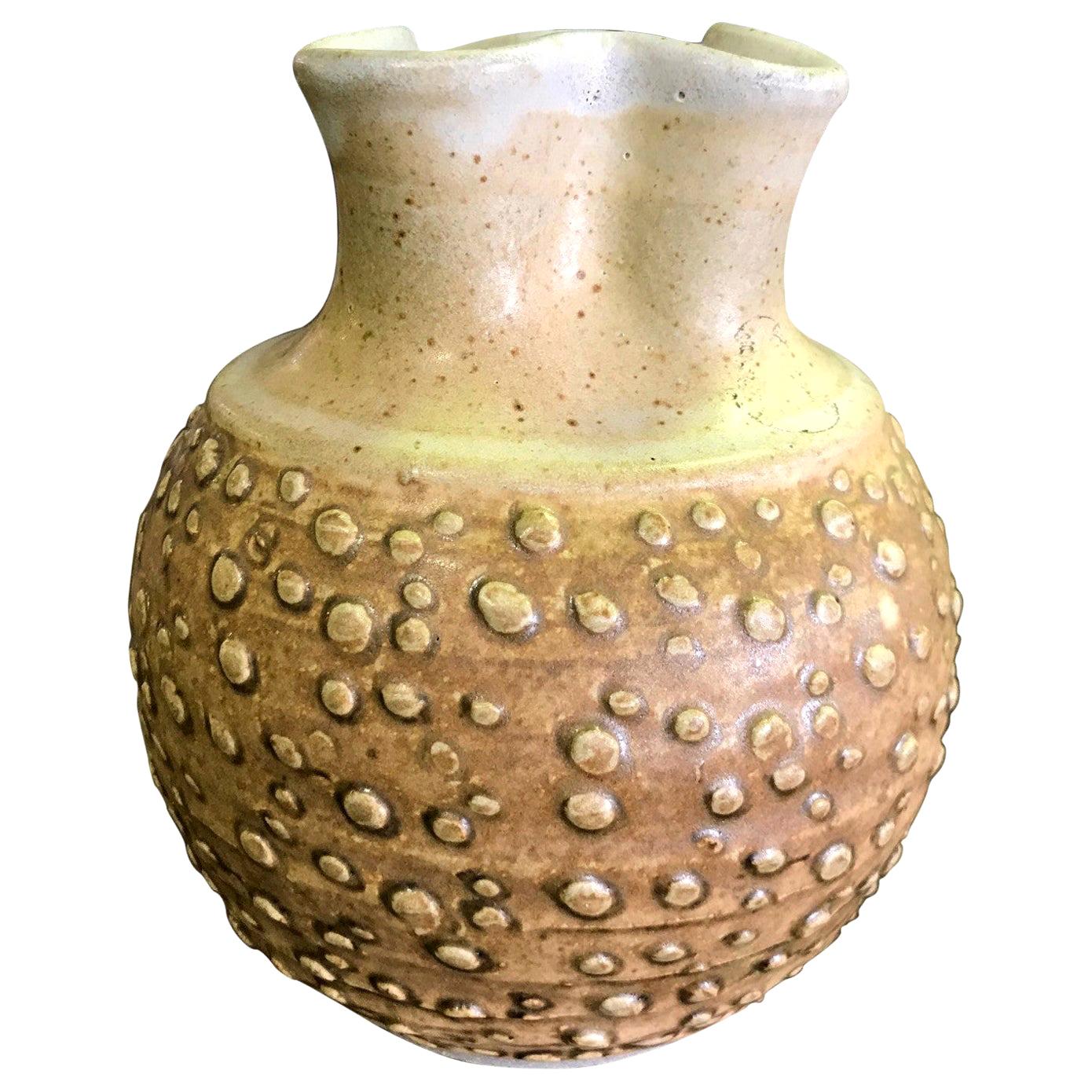 Aaron Bohrod and Carlton Ball Studio Ceramic Vase For Sale at 1stDibs