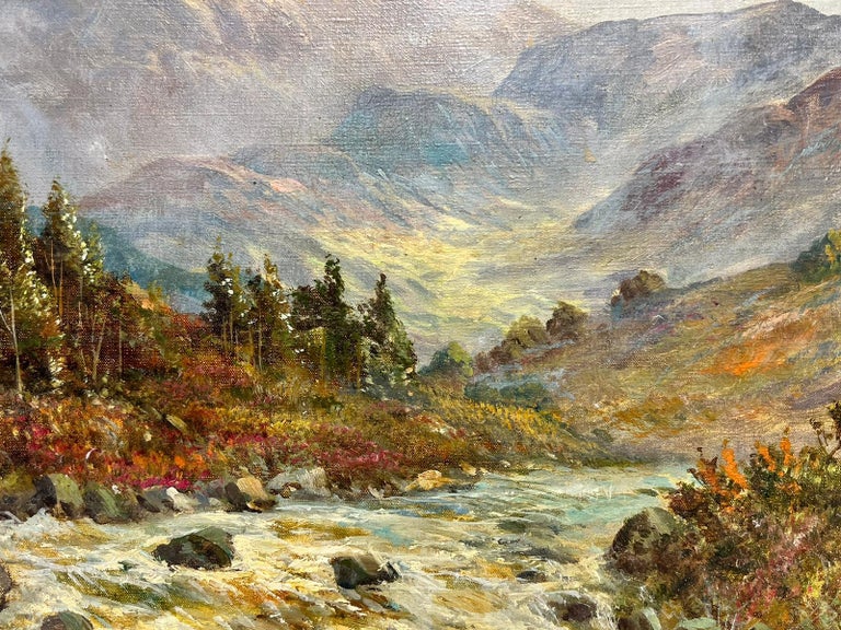 F. E. Jamieson - Fine Antique Scottish Highlands Oil Painting Old ...