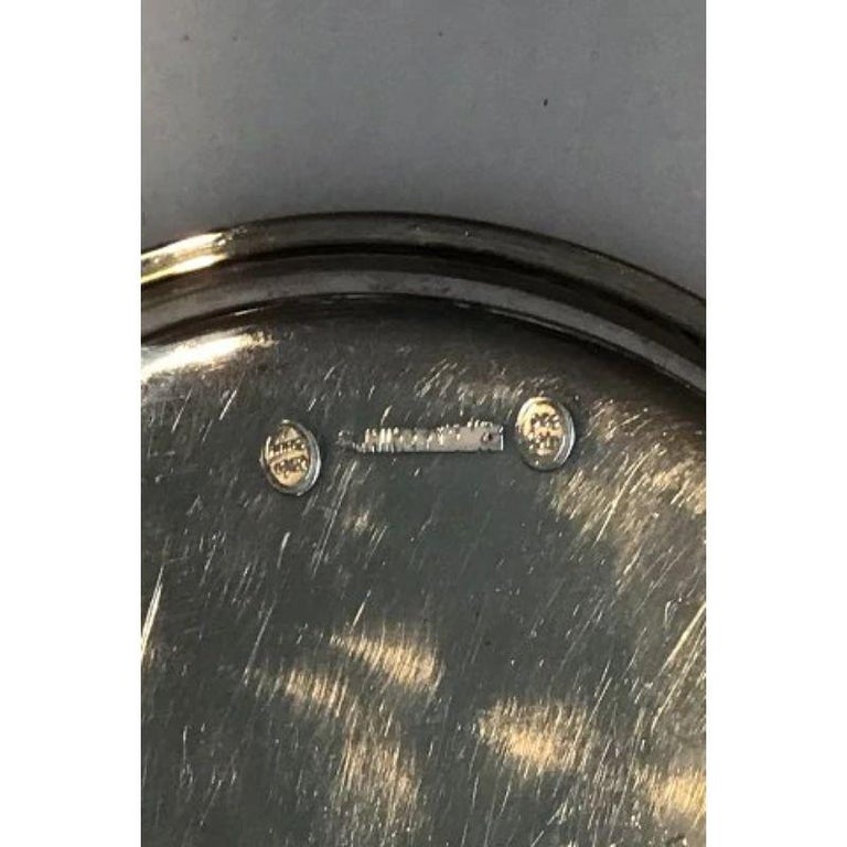 F Hingelberg Sterling Silver Coasters (1931-32) For Sale at 1stDibs