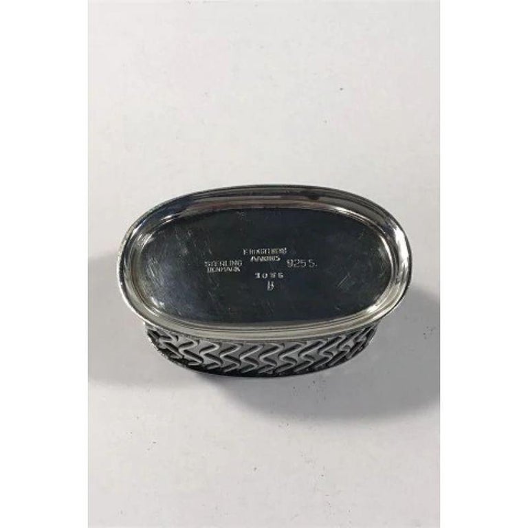 F. Hingelberg. Sterling Silver Small Wire Bowl No 1086B For Sale at 1stDibs