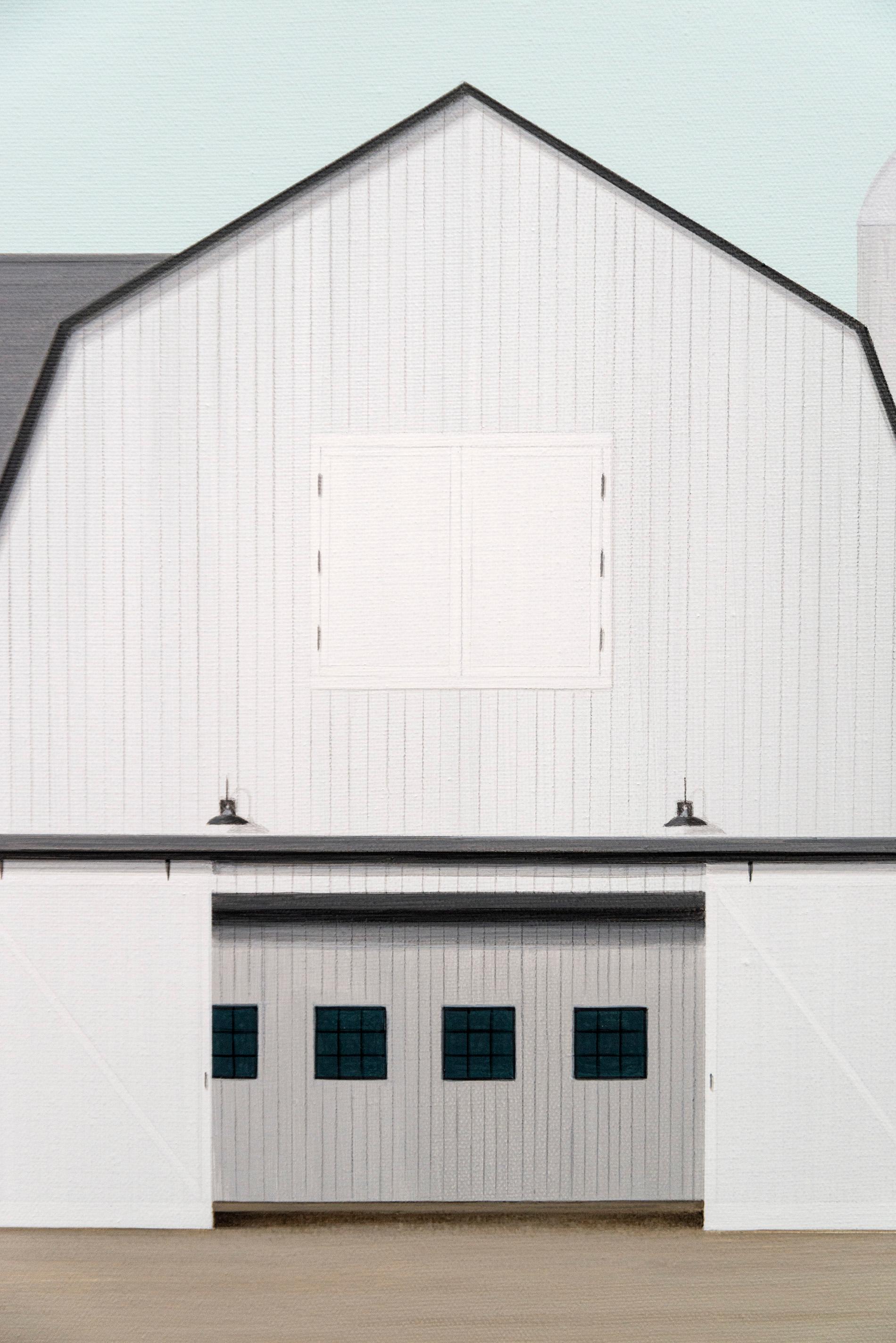 F. Lipari - Ranch - calm, cool, minimalist, realist, barn scene ...